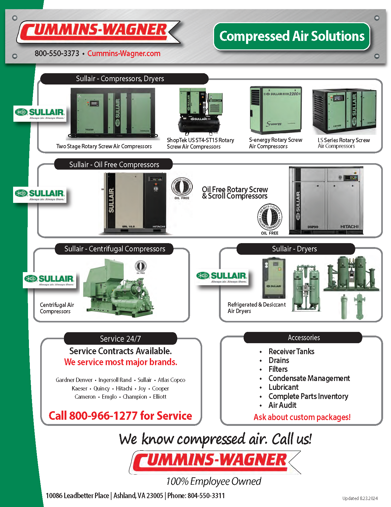 Product Line Cards | Cummins-Wagner | MD, PA, DE, VA, NY, NE