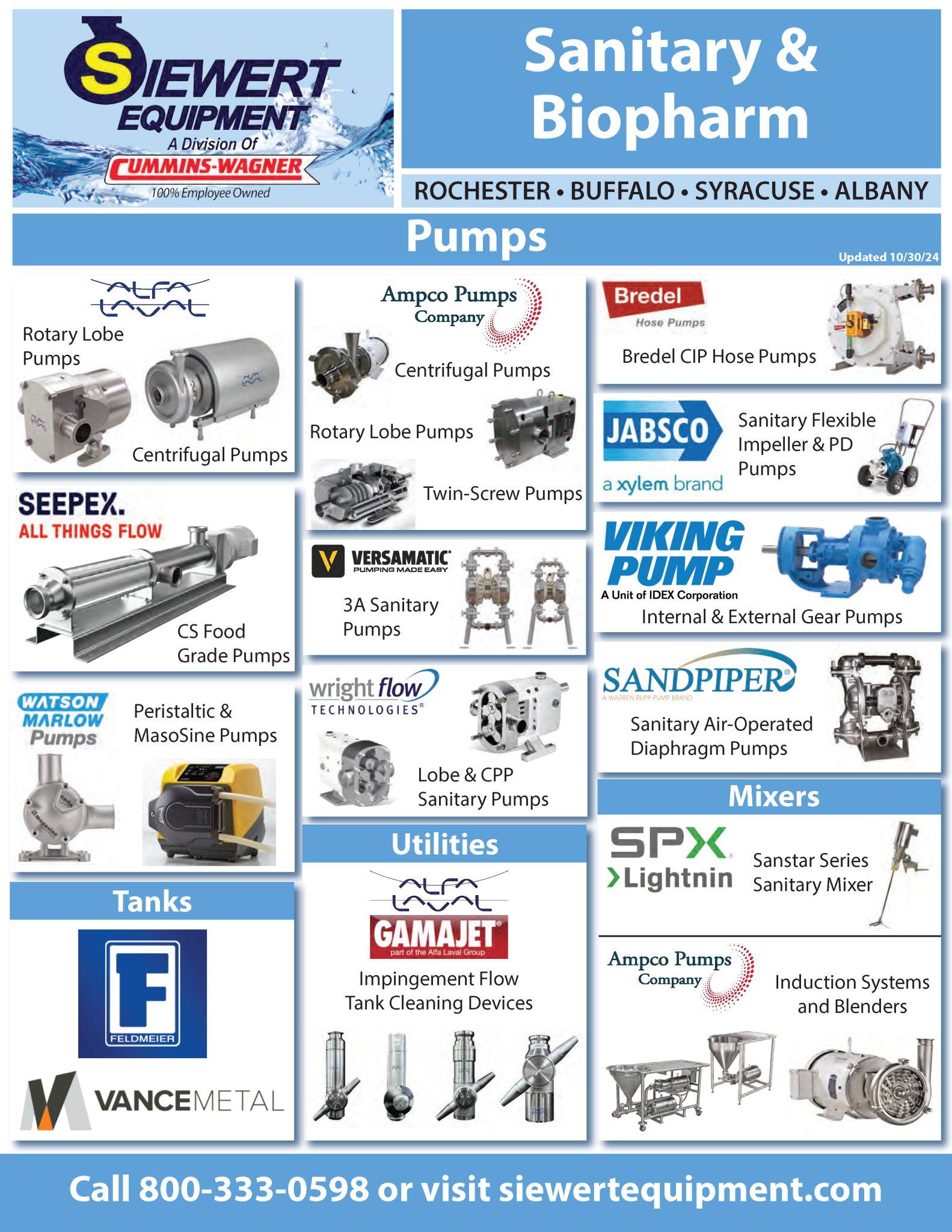 Product Line Cards | Cummins-Wagner | MD, PA, DE, VA, NY, NE